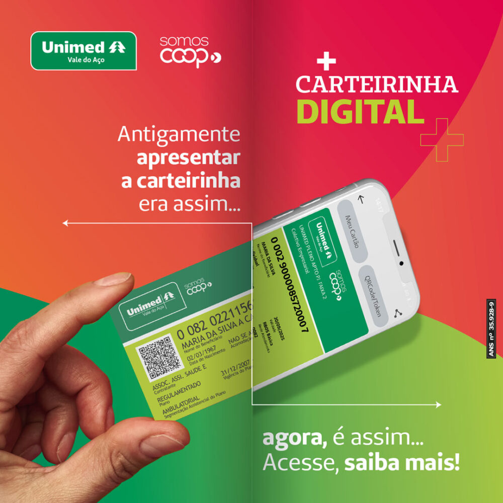 Unimed Vale do Aço passa a utilizar carteirinha virtual para seus ...